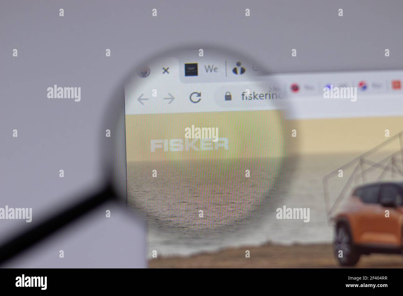 Fisker logo hi-res stock photography and images - Alamy