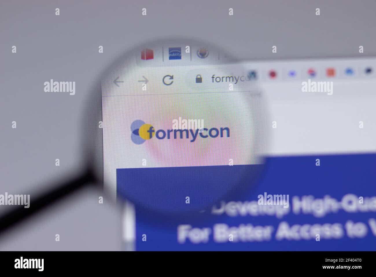 Formycon logo hi-res stock photography and images - Alamy
