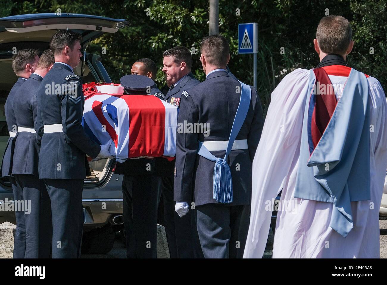 PADUA , ITALY - MARCH 27, 2019: Pilot Receives Funeral 74 Years After ...