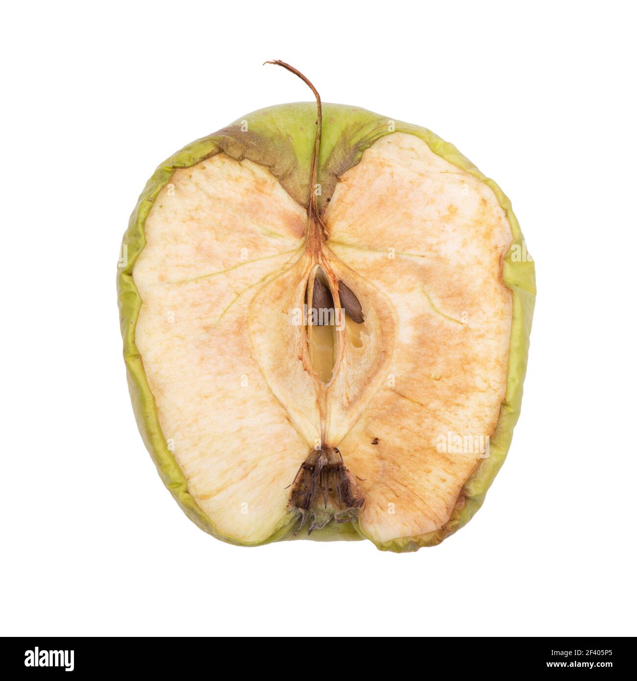 Rotten apple piece hi-res stock photography and images - Alamy