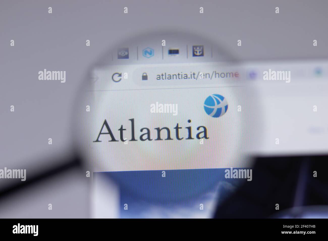 Atlantia logo hi-res stock photography and images - Alamy