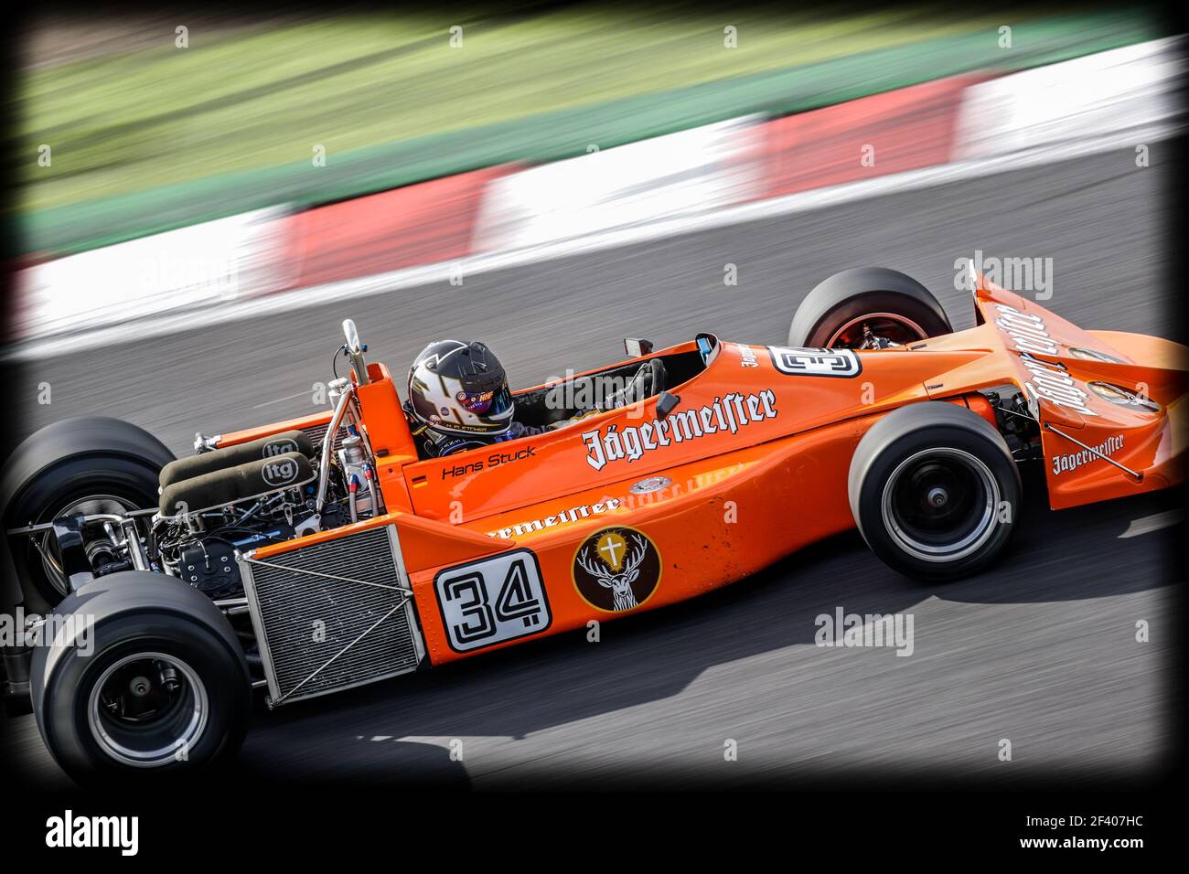 34 Brabham BT16 1965 HISTORIC Formula Register action during the 2018 ...