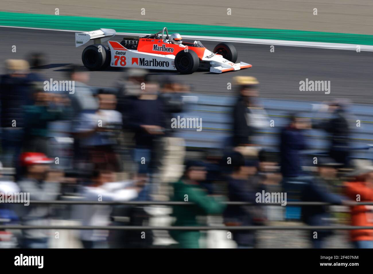 78 McLaren M29 1980 MASTERS Historic Formula 1 action during the 2018 ...