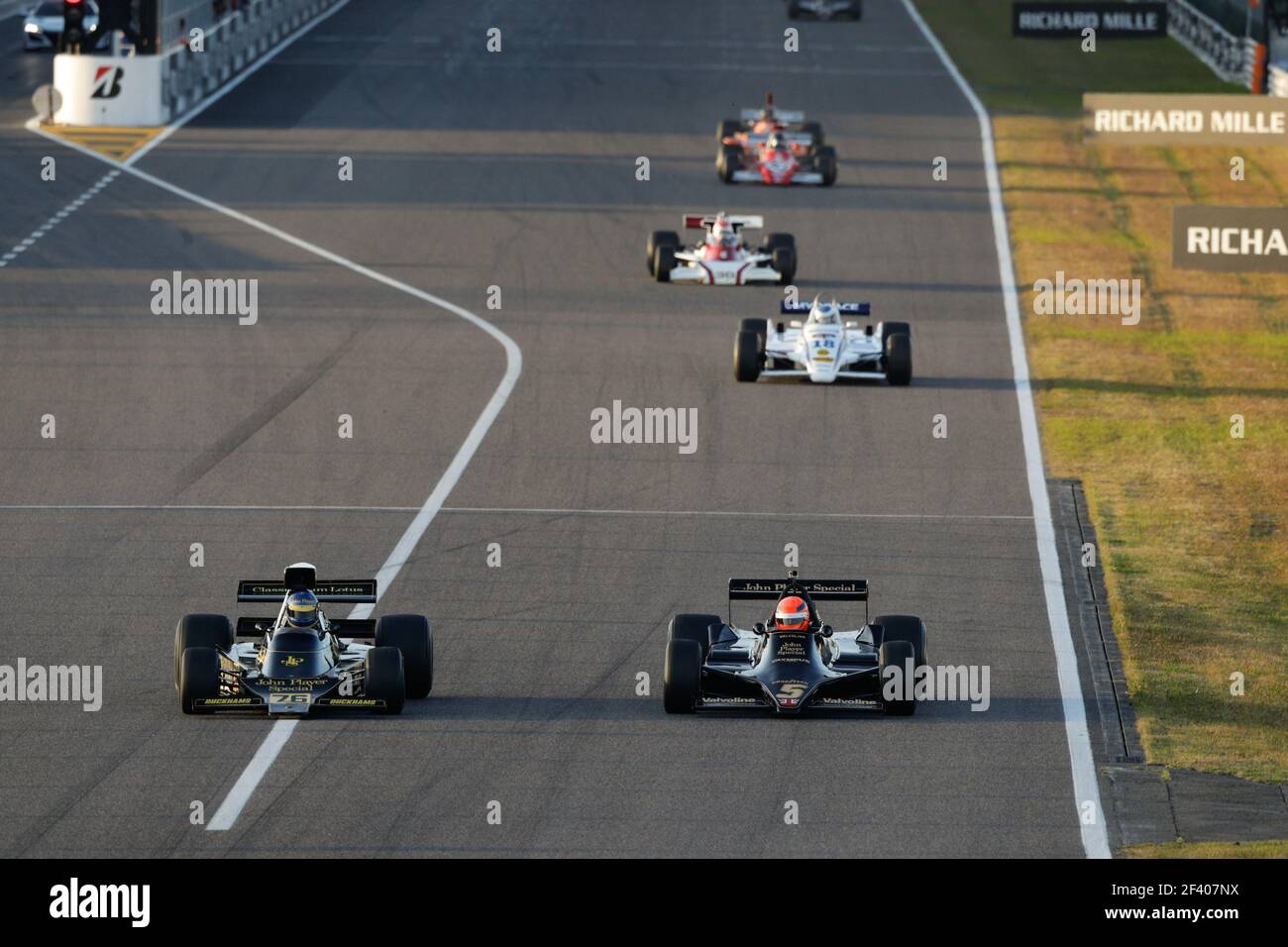 76 Lotus 76 1974 MASTERS Historic Formula 1 action 05 Lotus 79/2 1978 ...