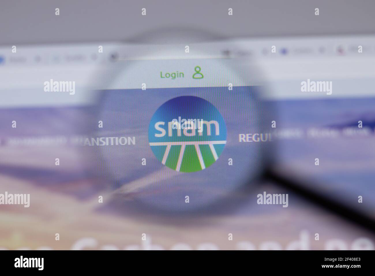 Snam logo hi-res stock photography and images - Alamy