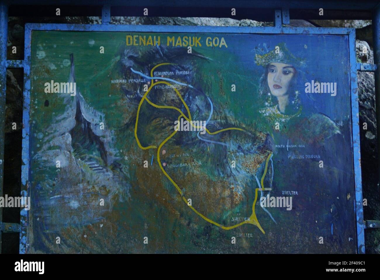 Goa Putri is a cave located in Padang Bindu Village, Semindang Aji ...