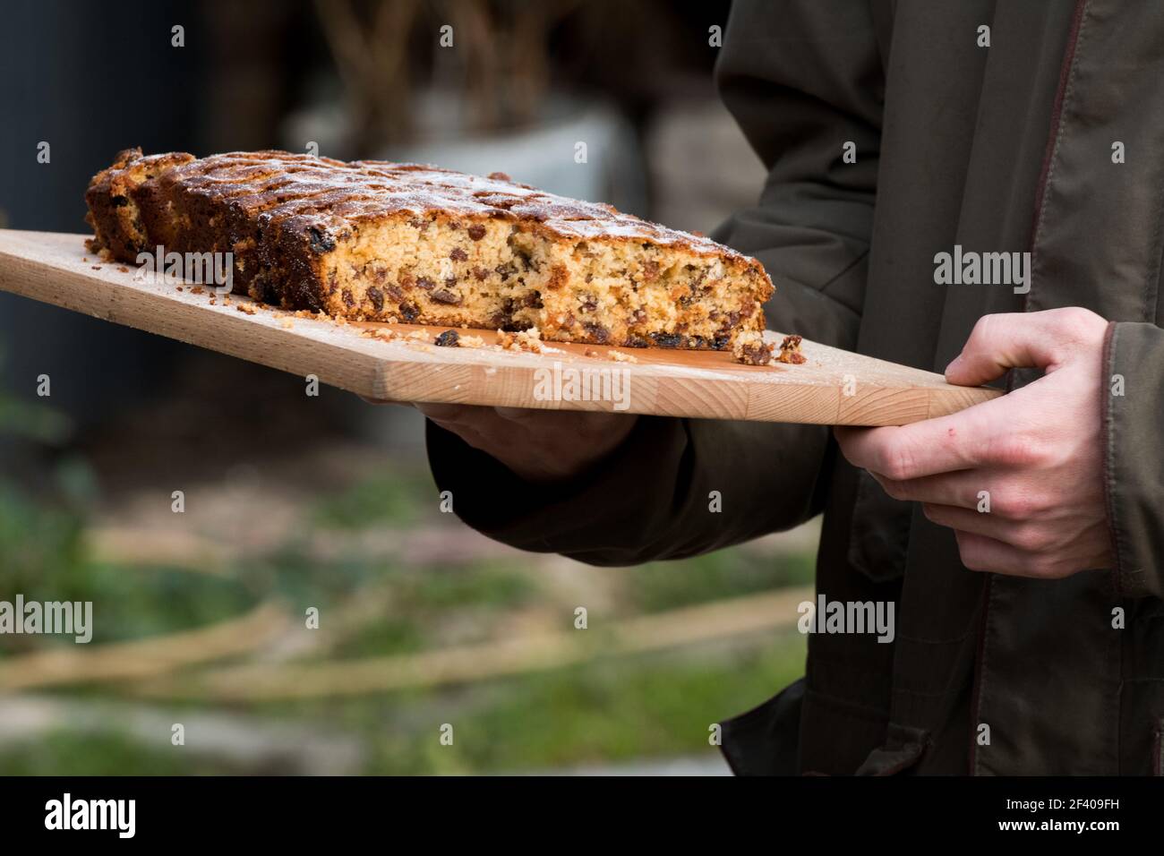 Elevenses in the field Stock Photo - Alamy