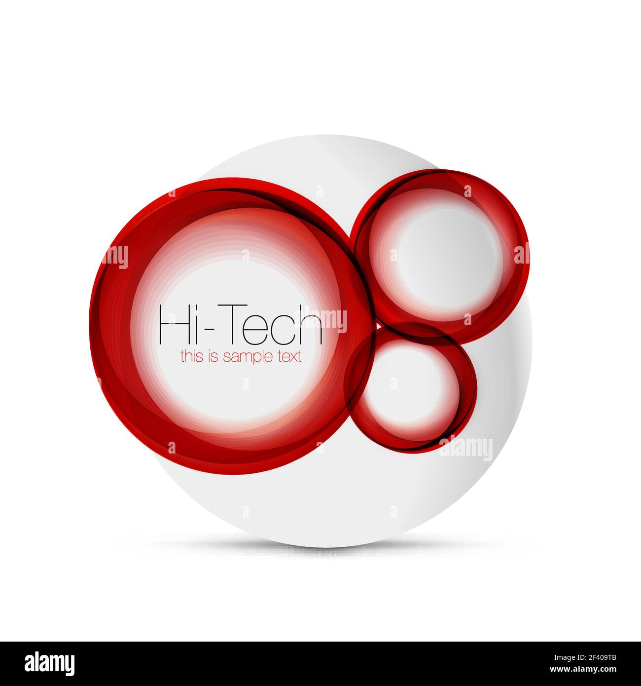 Circle web layout - digital techno spheres - web banner, button or icon ...
