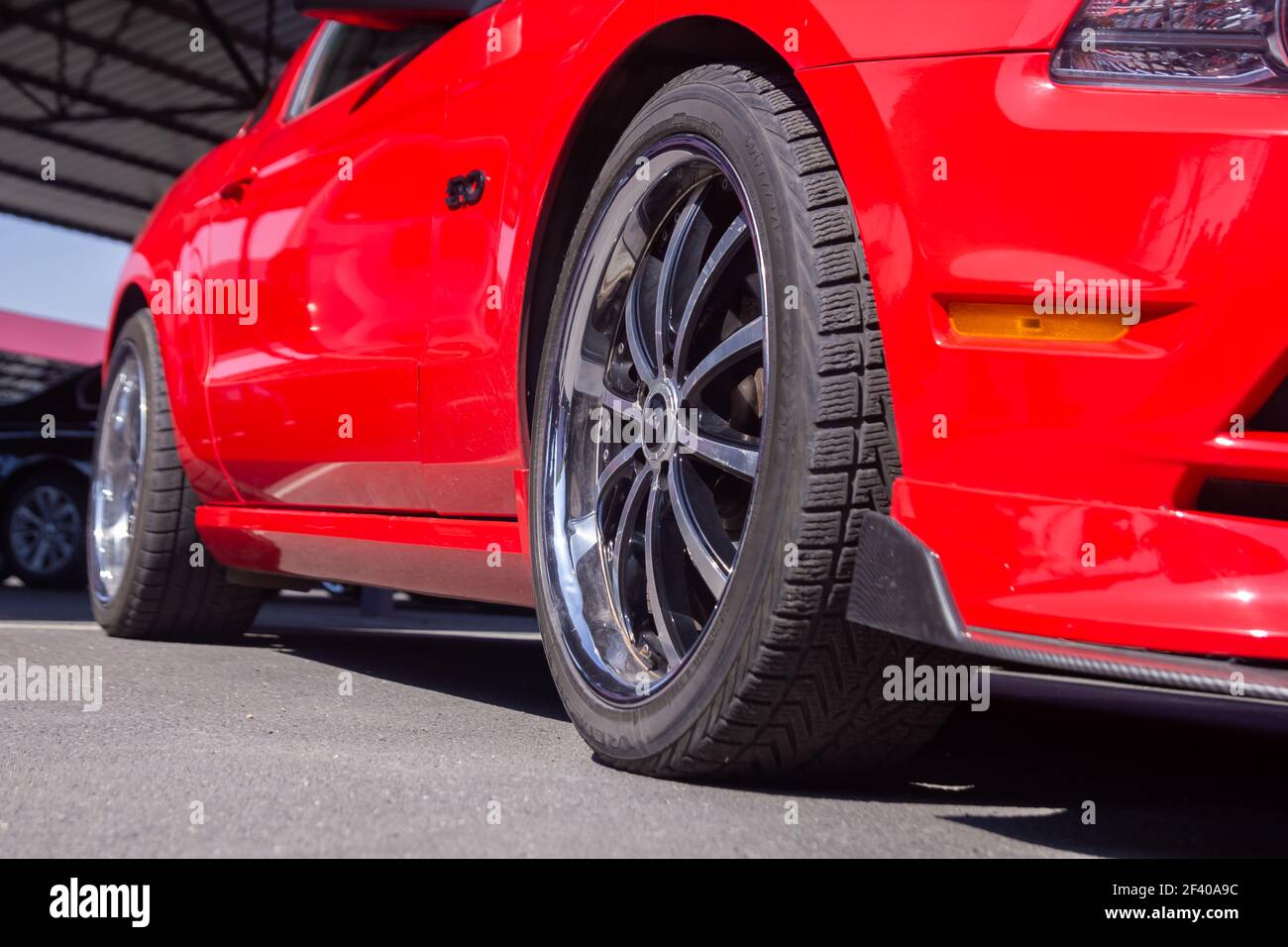Alloy wheels on show hi-res stock photography and images - Alamy