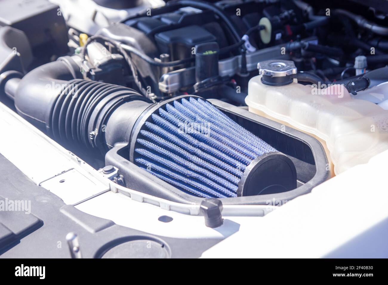 car engine, car engine close up, engine of a sports car Stock Photo - Alamy