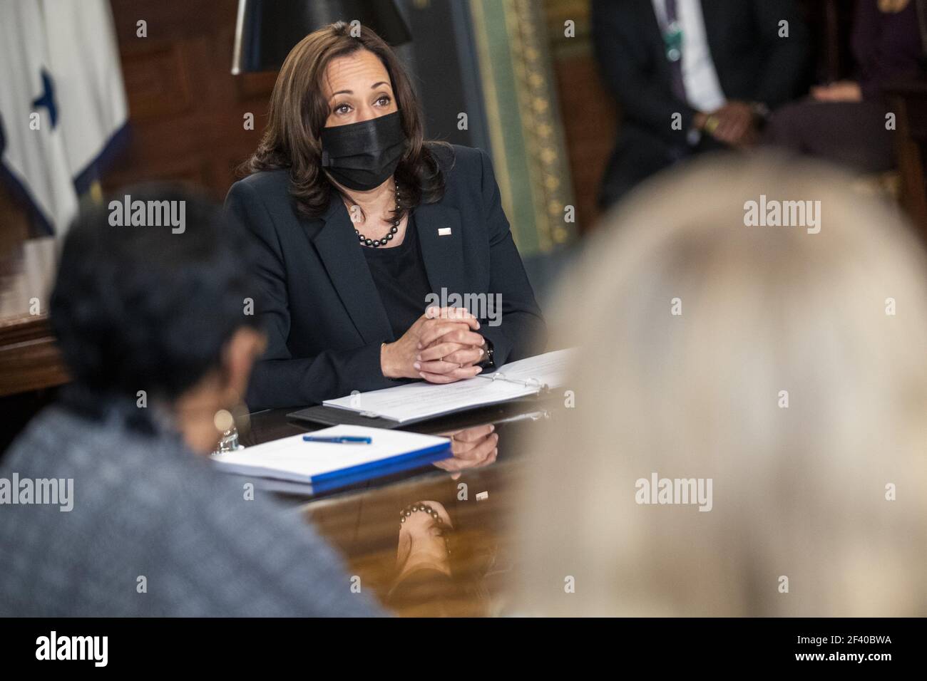 Washington DC, USA. 18th Mar 2021. US Vice President Kamala Harris ...