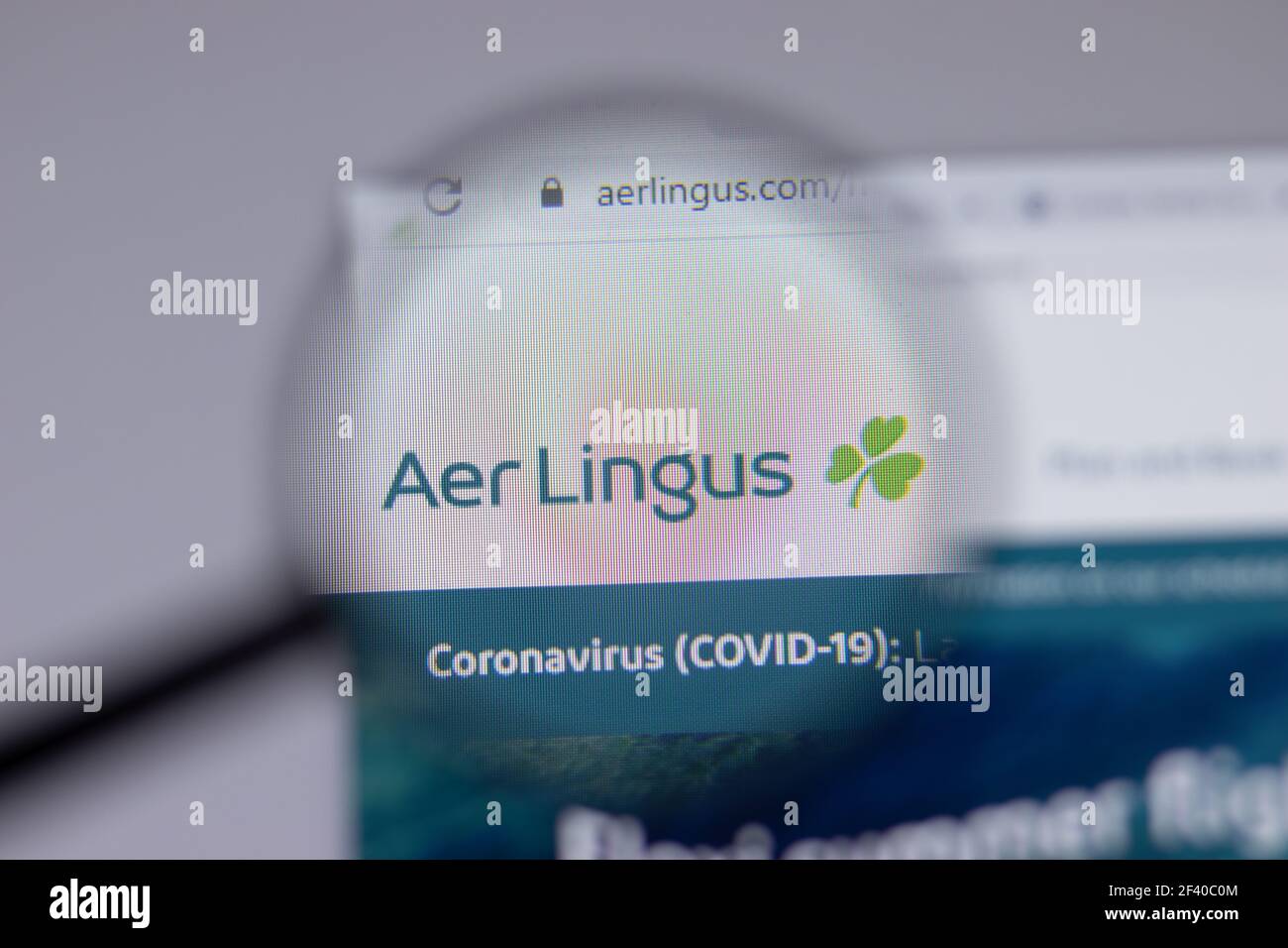 An Aer Lingus Logo High Resolution Stock Photography and Images - Alamy