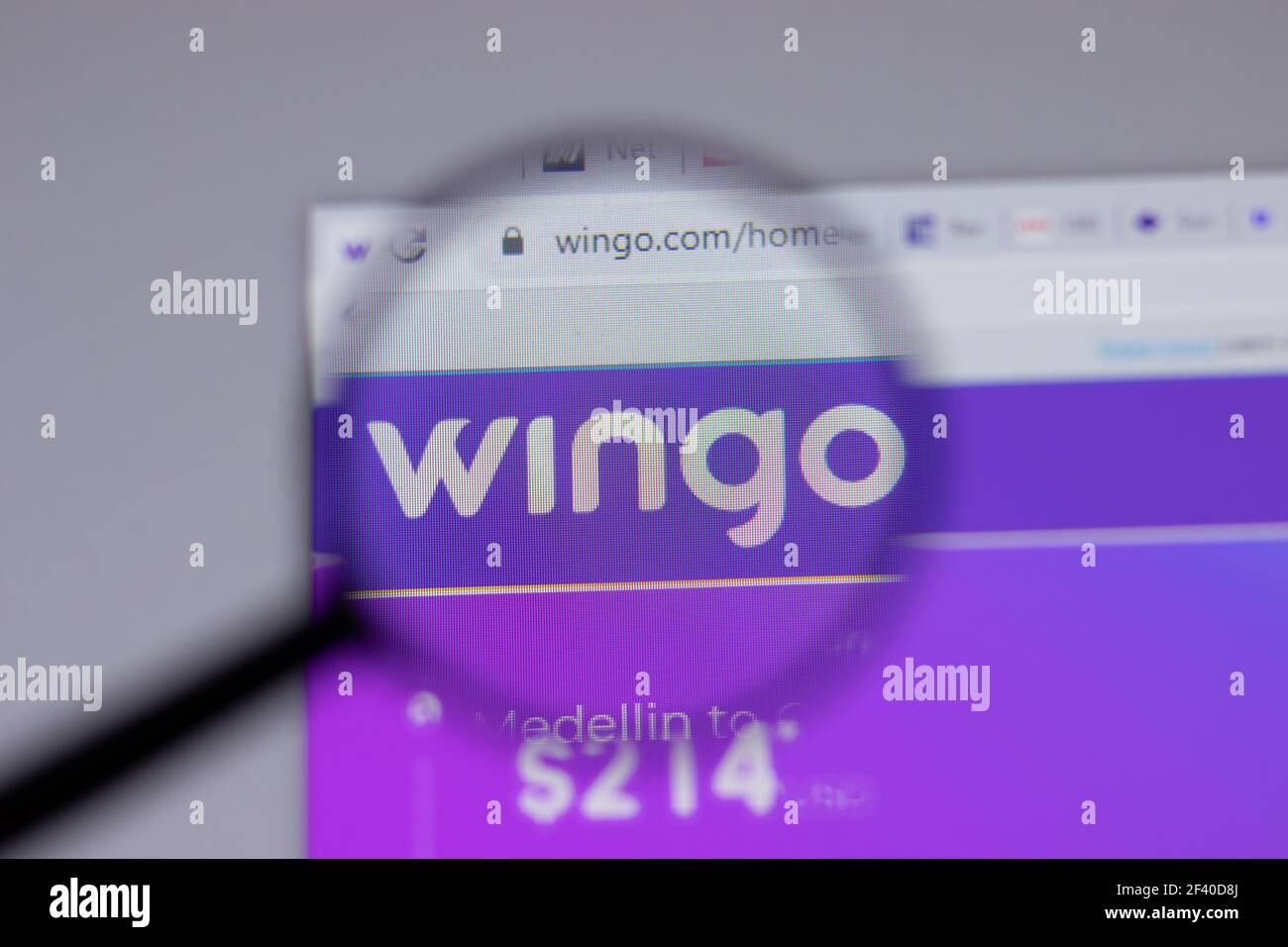 Wingo logo hi-res stock photography and images - Alamy