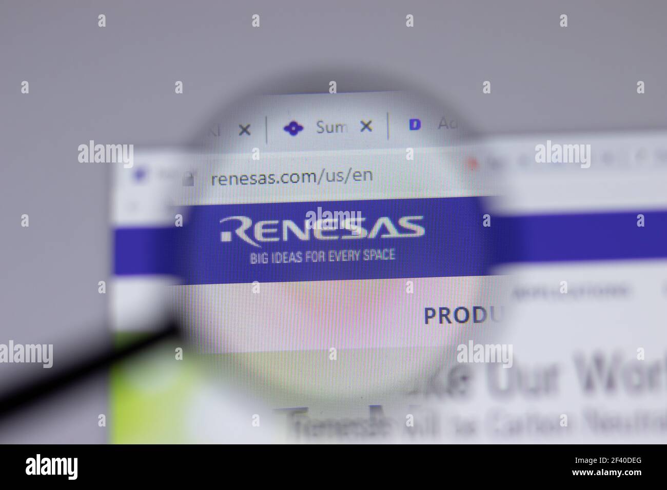 Renesas logo hi-res stock photography and images - Alamy