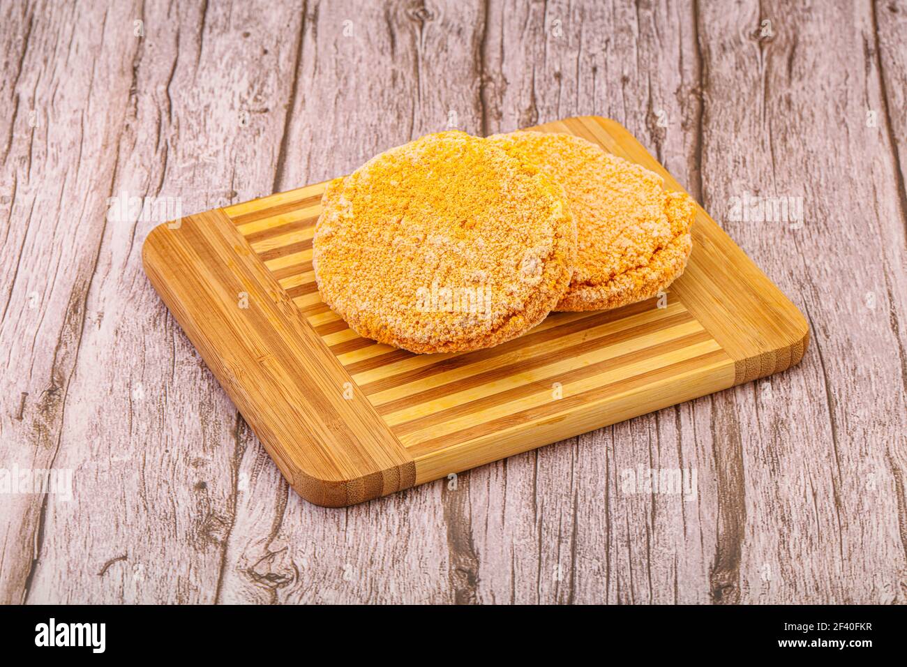 Raw homemade chicken cutlet for roast Stock Photo - Alamy