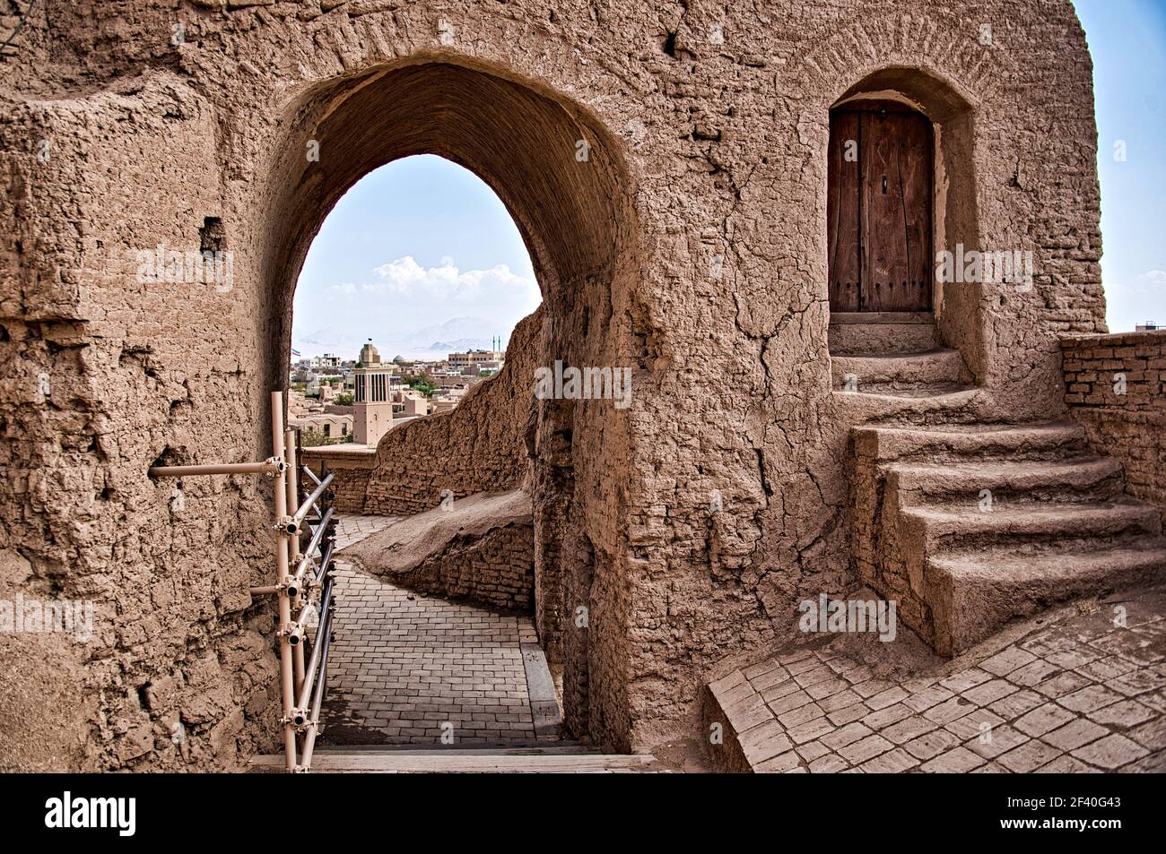 Naryn Castle, Narin Qal'eh, Meybod, Yazd Province, Iran Stock Photo - Alamy