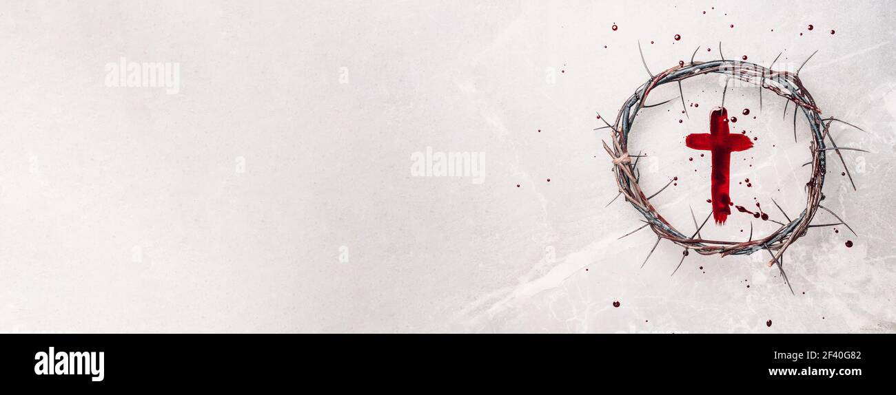 Jesus Crucifixion Blood Red High Resolution Stock Photography and ...