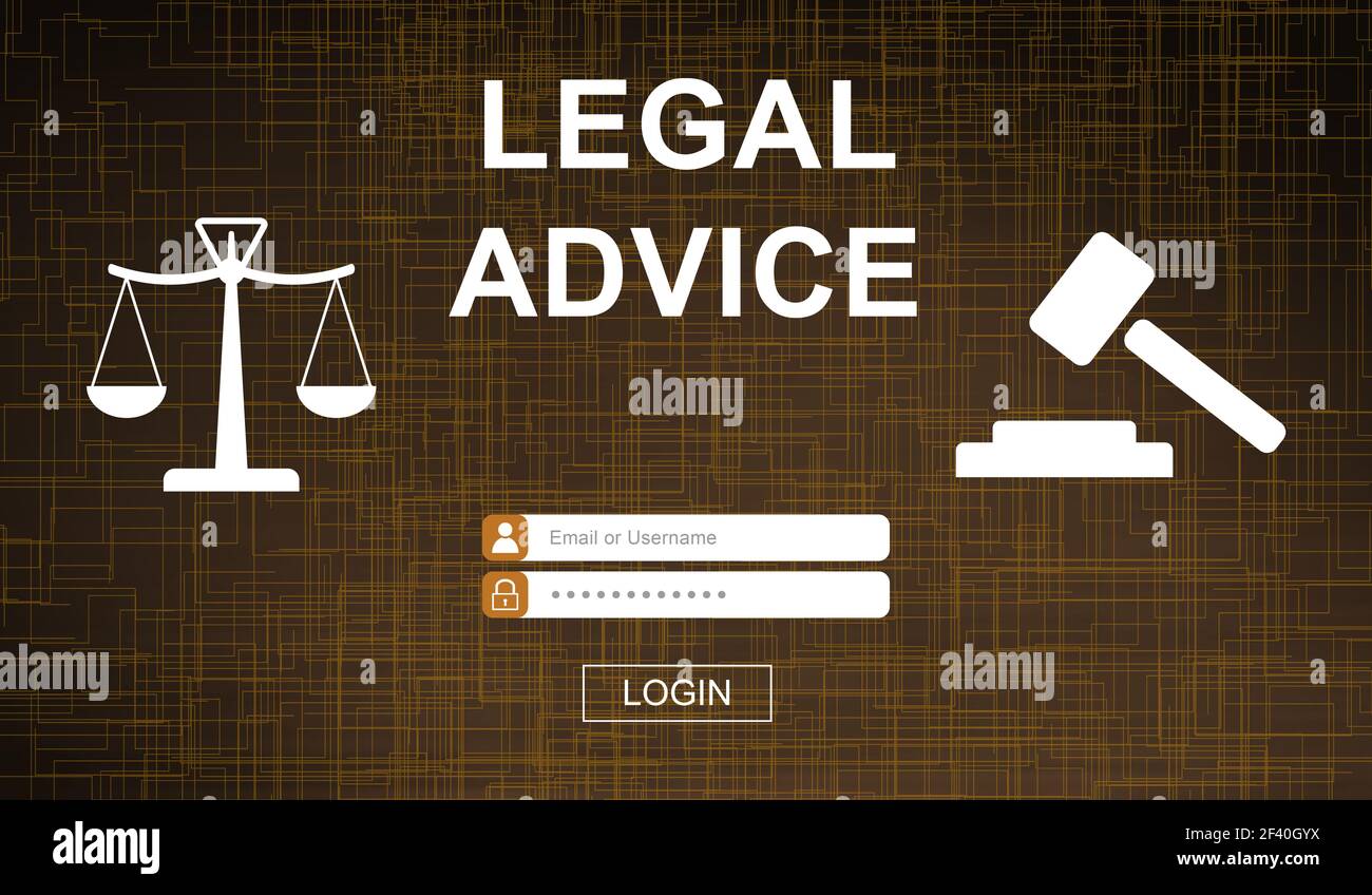 Illustration of a legal advice concept Stock Photo - Alamy