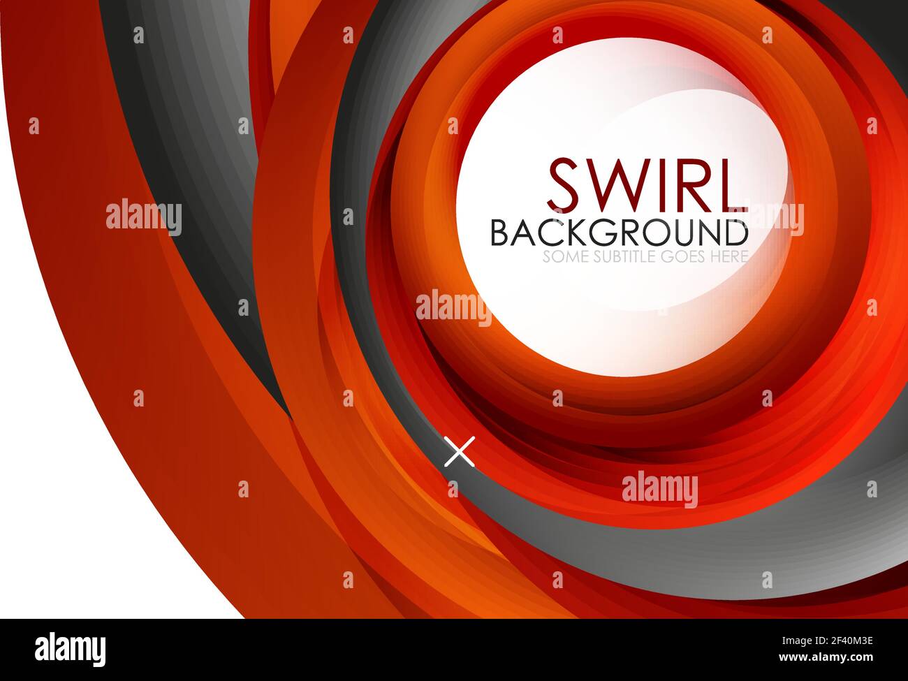 Spiral swirl flowing lines 3d vector abstract background. Spiral swirl ...