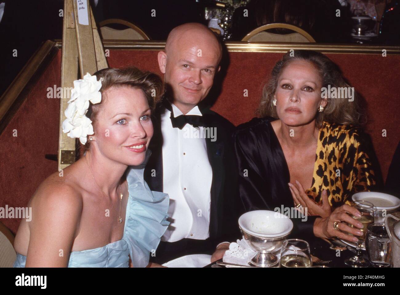 Michelle Phillips, Carl Parsons and Ursula Andress Circa 1986 Credit ...