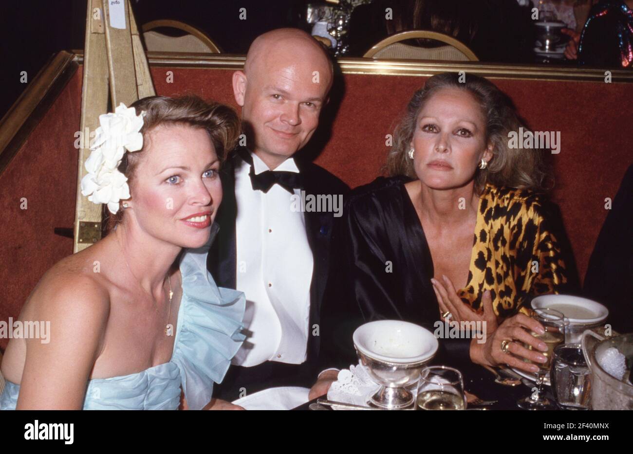 Michelle Phillips, Carl Parsons and Ursula Andress Circa 1986 Credit ...