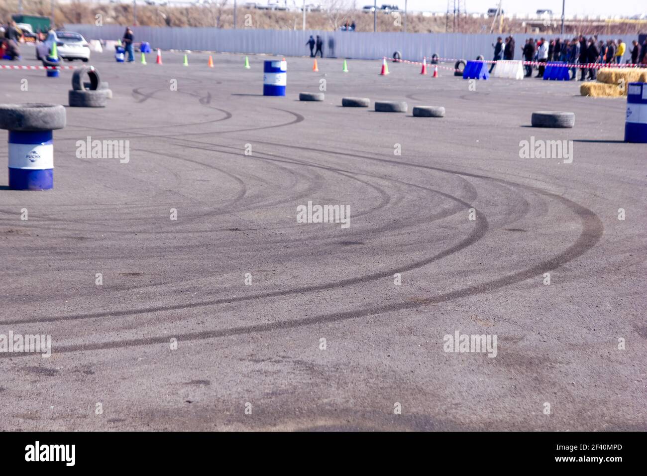 Colorful car light track hi-res stock photography and images - Alamy
