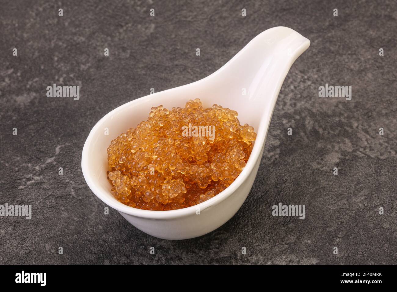 Pike ROE in the bowl for snack Stock Photo - Alamy