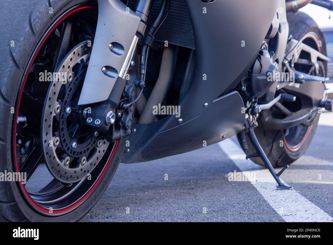 Wheel of a motorcycle hi-res stock photography and images - Alamy