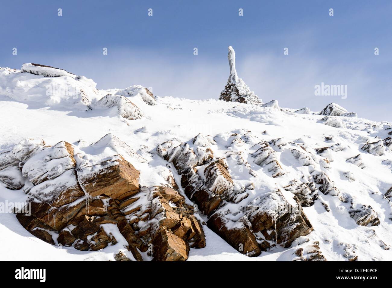 Spain, Andalusia, Granada. Sanctuary of Virgen de las nieves, Virgin of ...