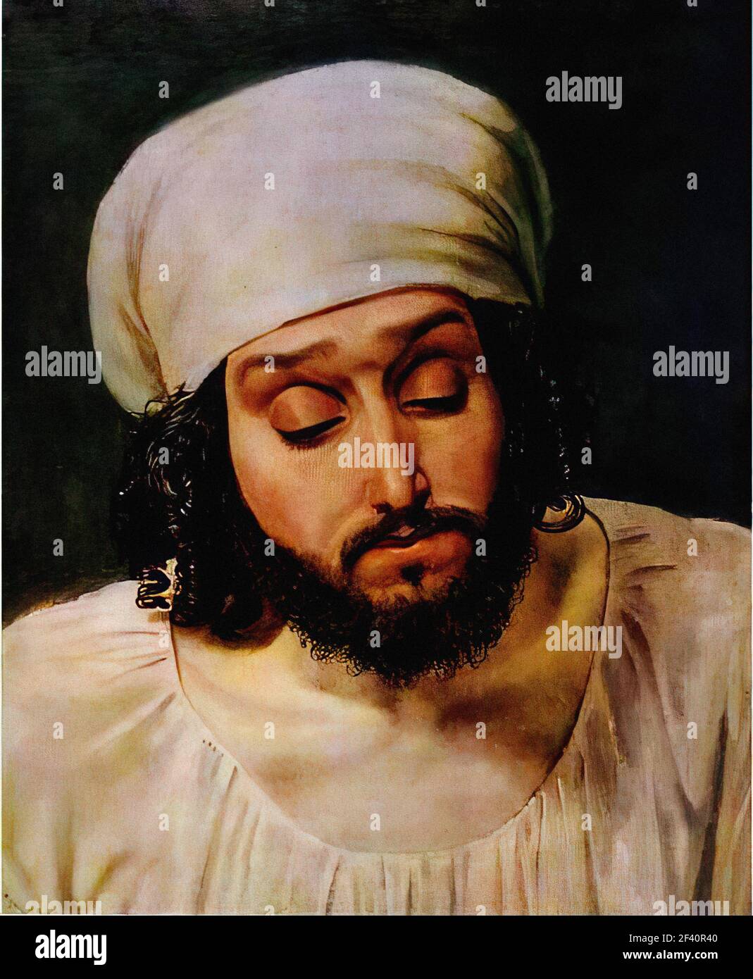 Alexandre Ivanov - Head Man C 1840 Stock Photo - Alamy