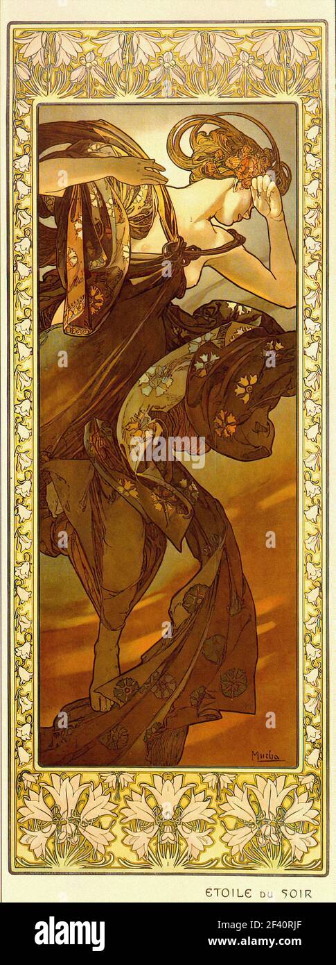 Alfons Mucha - Evestar Stock Photo - Alamy