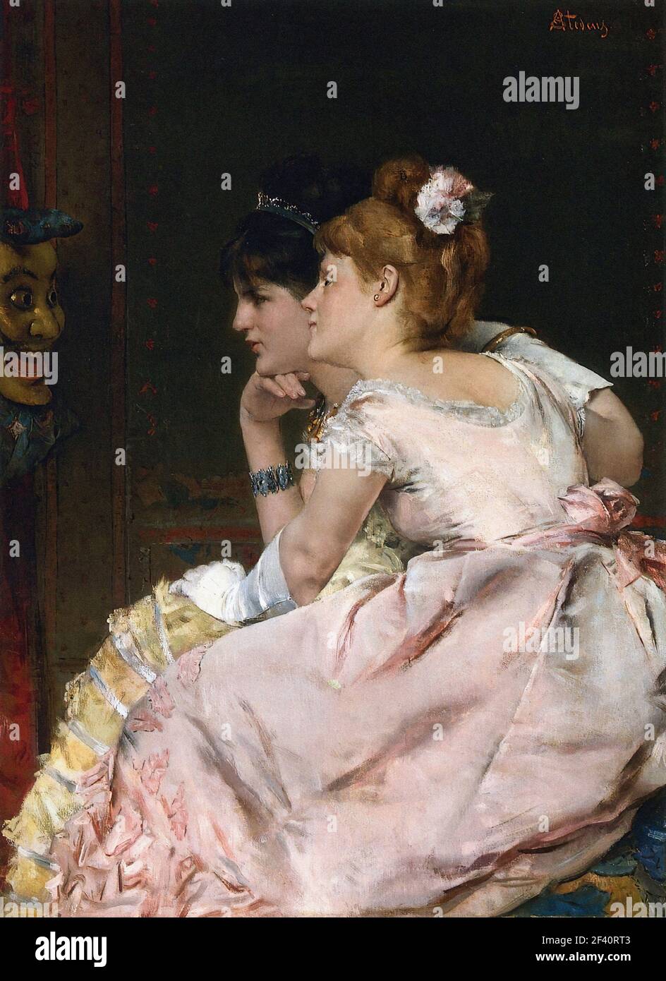 Alfred Stevens - Japanese Mask C 1877 Stock Photo - Alamy