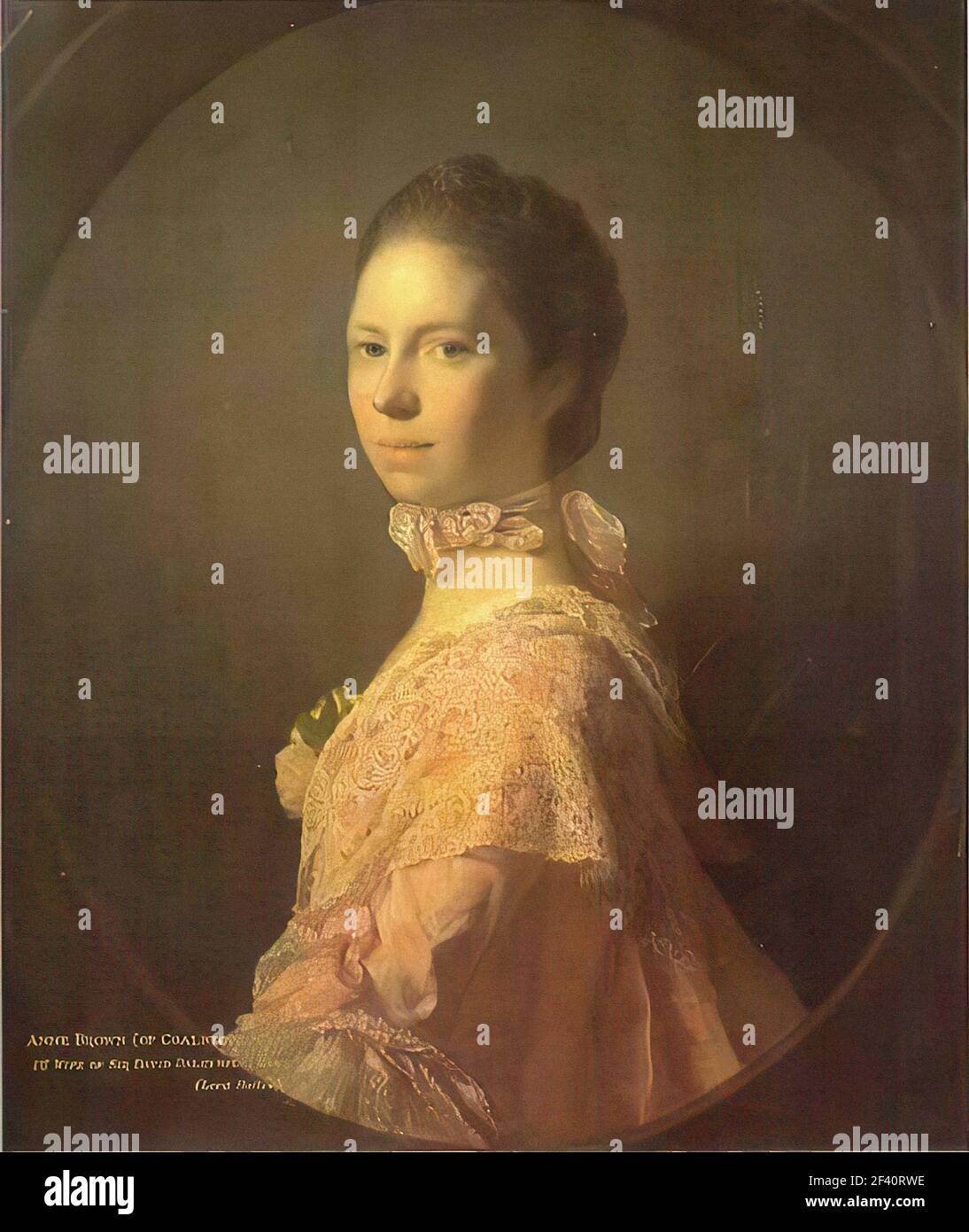 Allan Ramsay - Portrait Anne Brown 1763 Stock Photo - Alamy