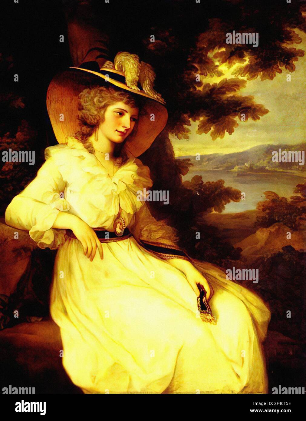 Angelica Kauffman - Lady Elizabeth Foster 1785 Stock Photo - Alamy