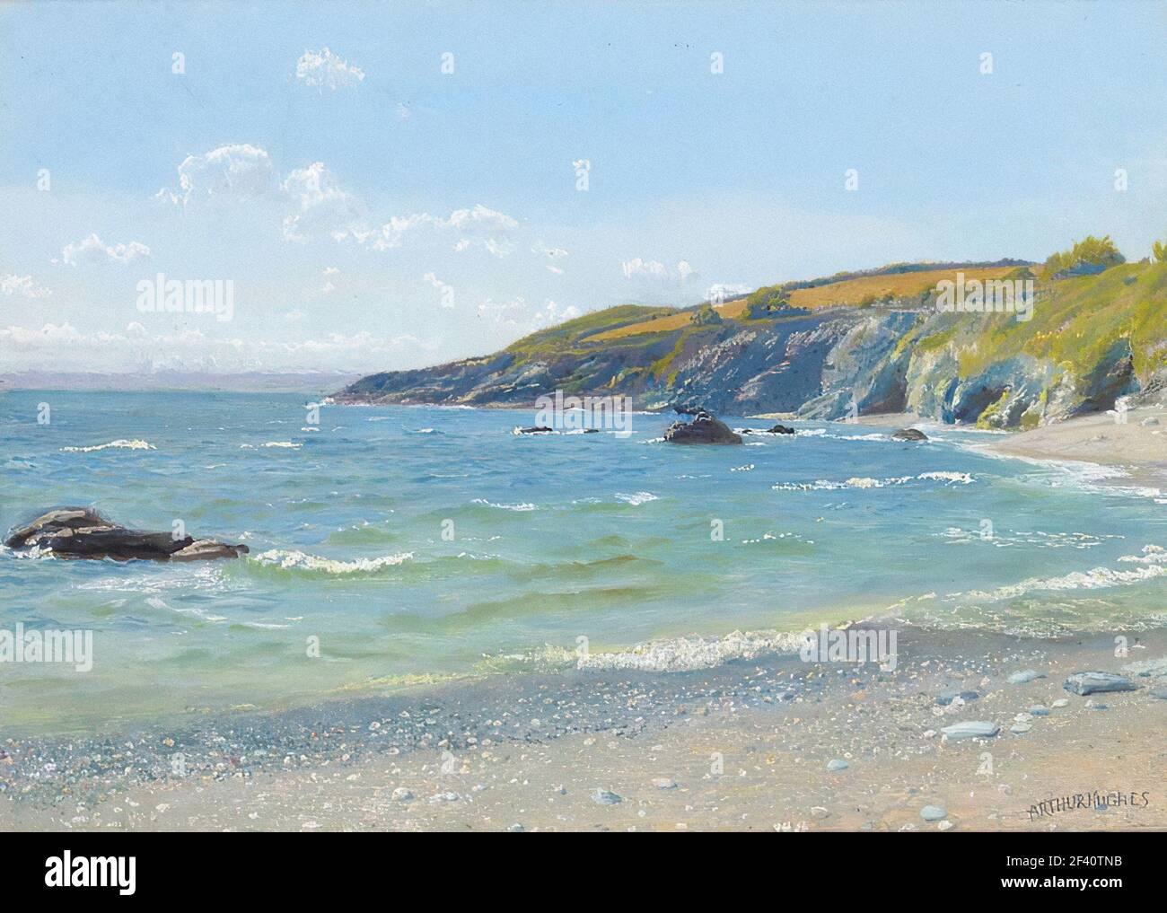 Perran point cornwall hi-res stock photography and images - Alamy