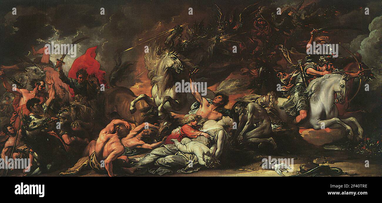 Benjamin West - Death Pale Horse 1796 Stock Photo - Alamy Benjamin West - Death Pale Horse 1796 Stock Photo - Alamy