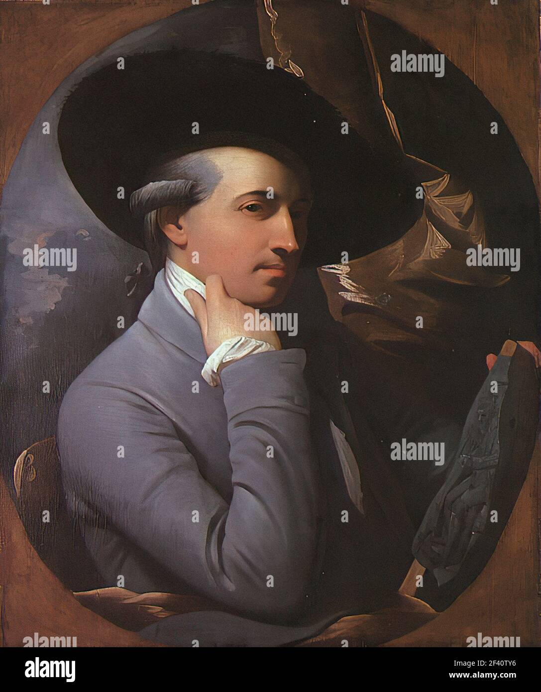 Benjamin west self portrait hi-res stock photography and images - Alamy