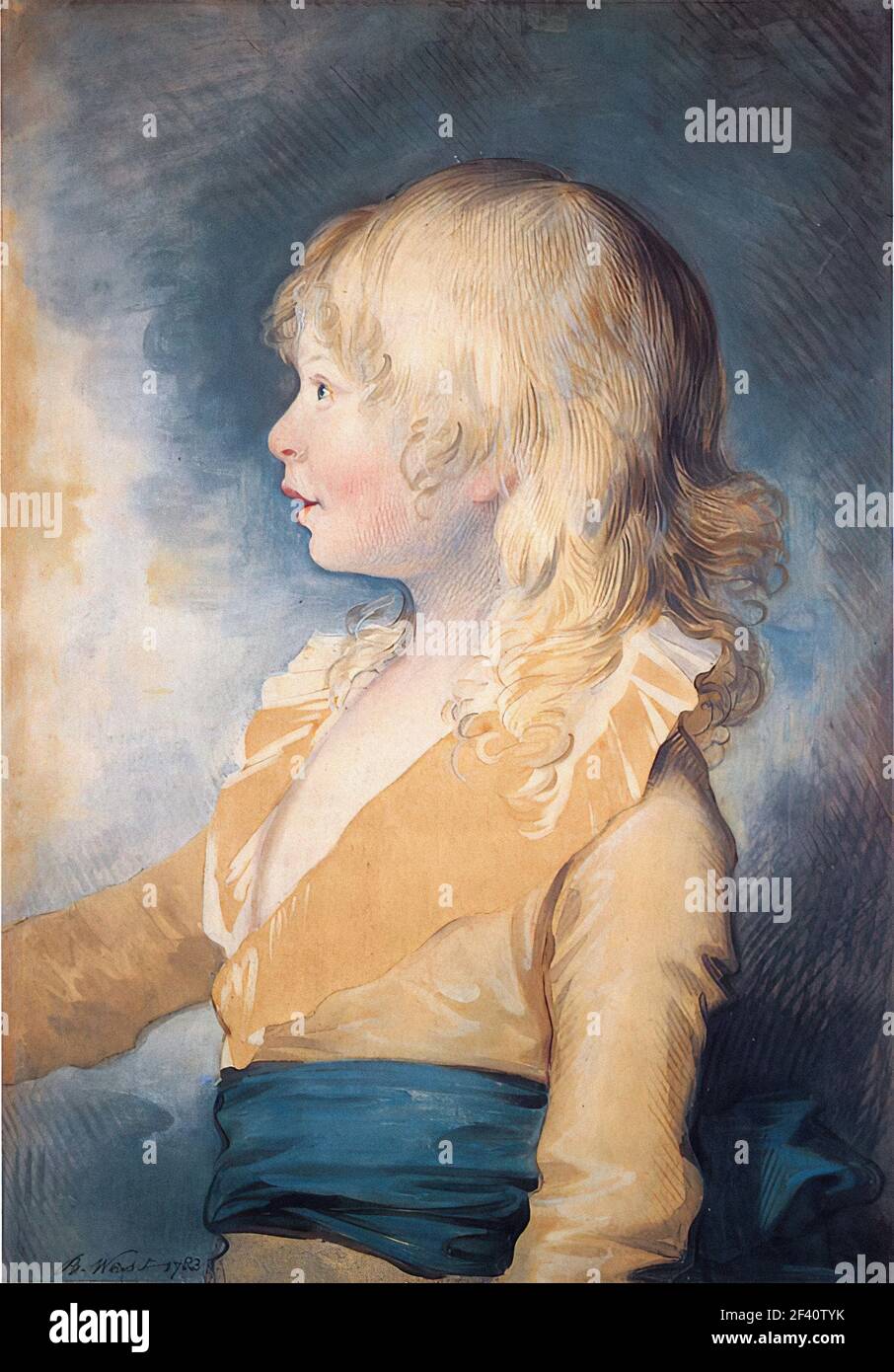 Benjamin west portrait hi-res stock photography and images - Alamy