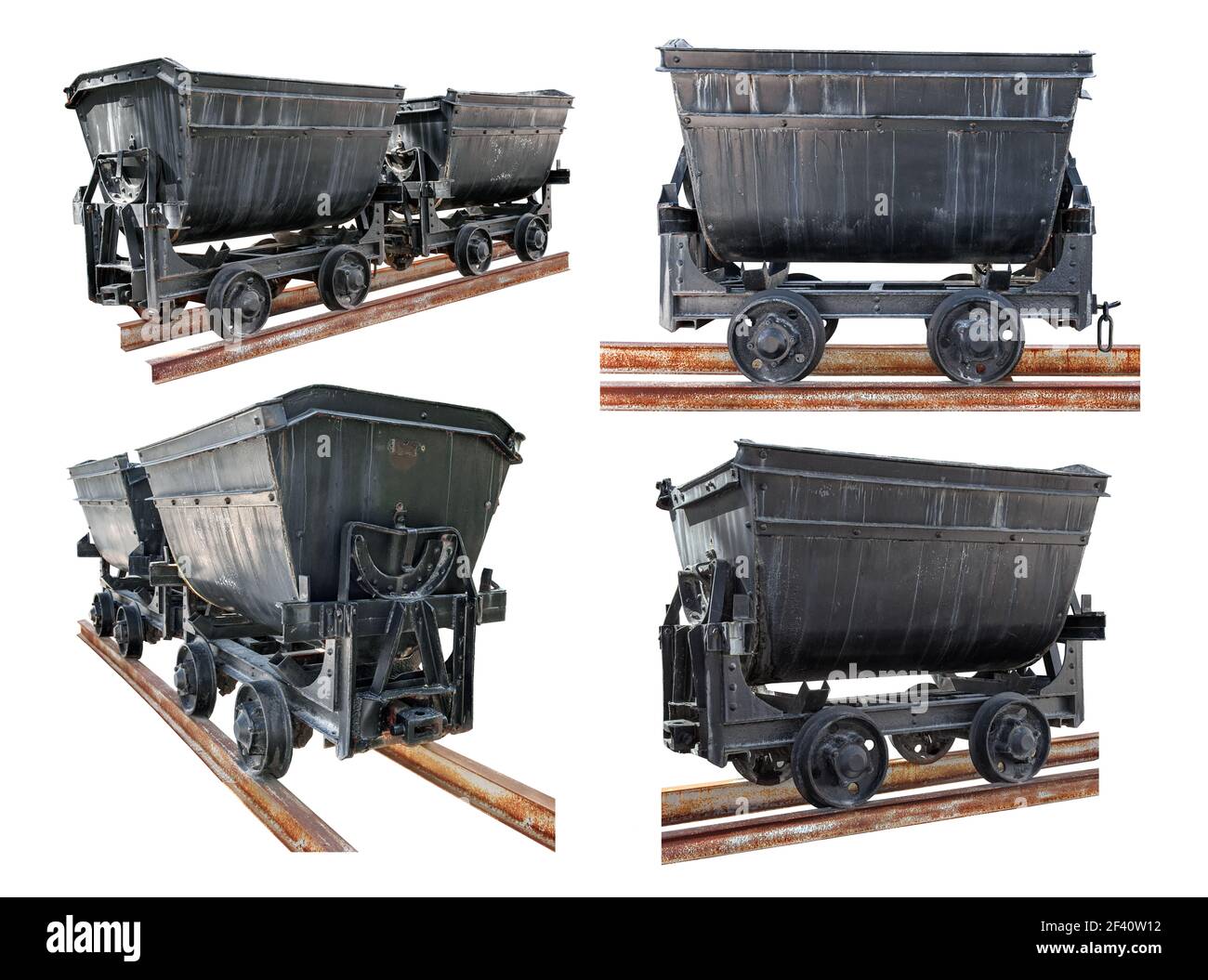 Old mine rails Cut Out Stock Images & Pictures - Alamy