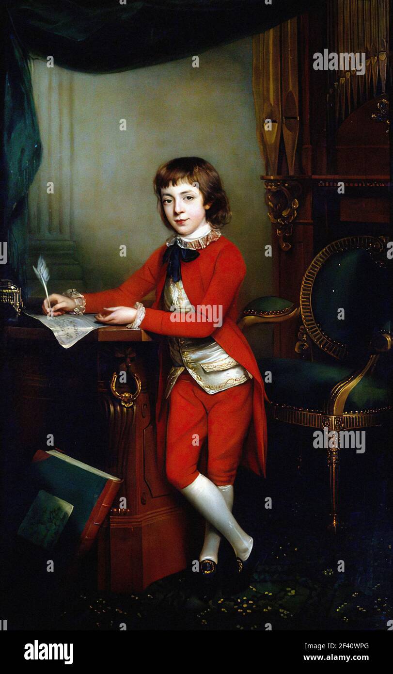 Charles Marion Russell- Samuel Wesley 1766 1837 1777 Stock Photo - Alamy