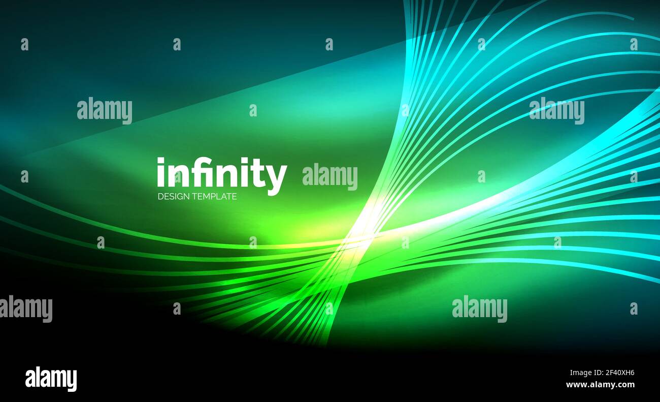 Dark technology wave art Stock Vector Images - Alamy