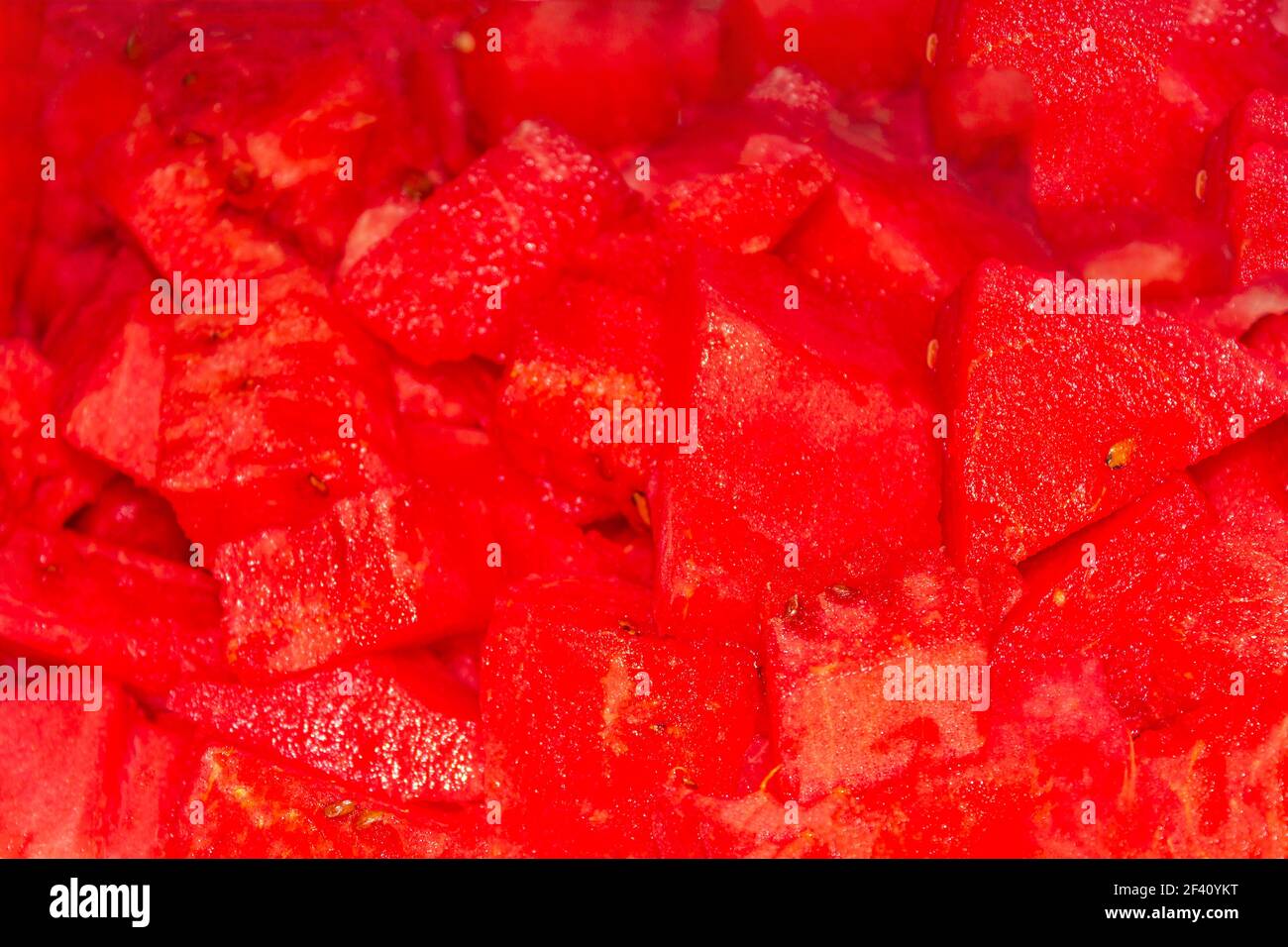 Bright red watermelon slices texture or background. from Croatia Stock ...