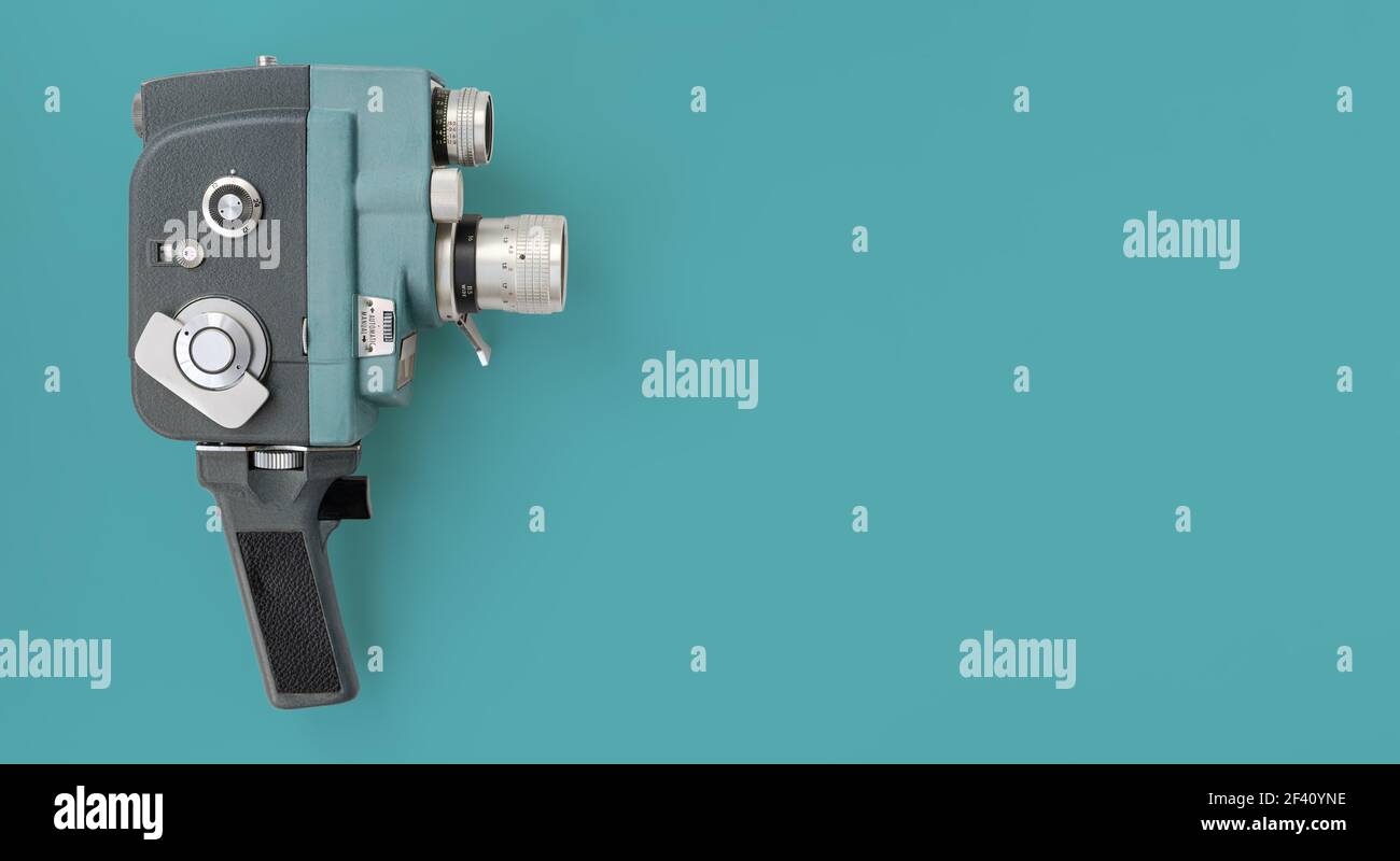 Vintage 8mm camera with 8mm reel Stock Photo - Alamy