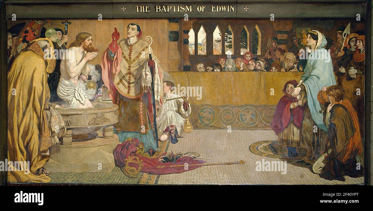 King edwin baptism hi-res stock photography and images - Alamy
