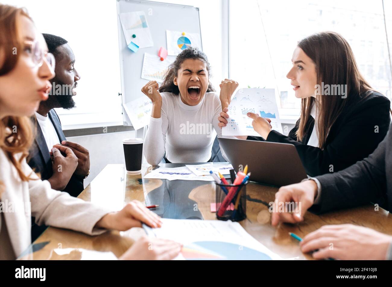 Employee boss arguing hi-res stock photography and images - Alamy