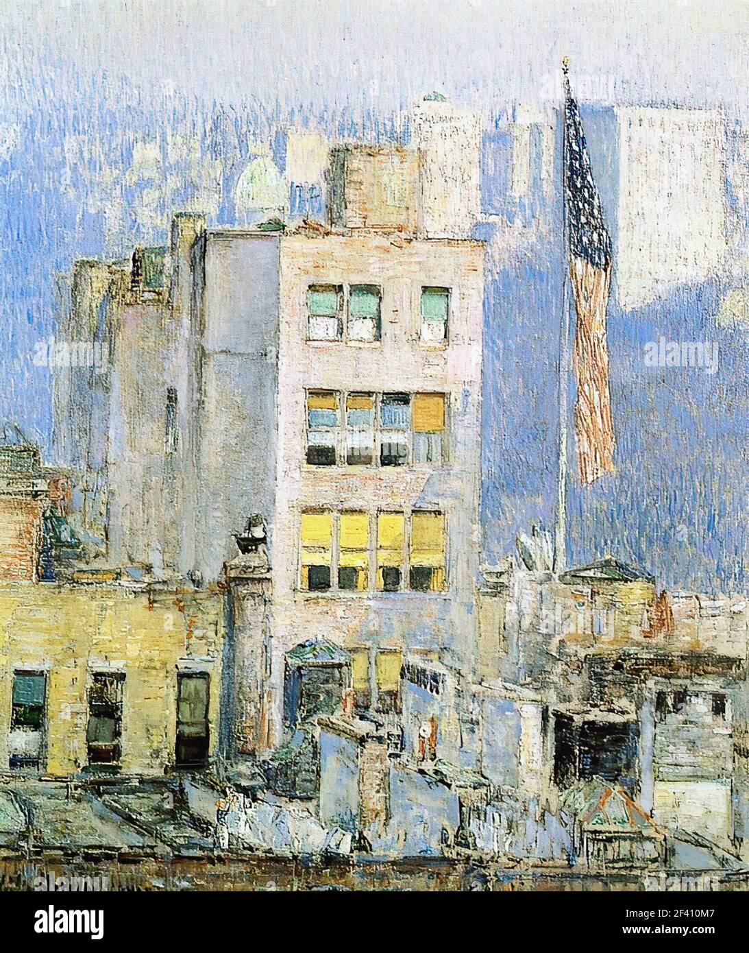 Frederick childe hassam flag hi-res stock photography and images - Alamy