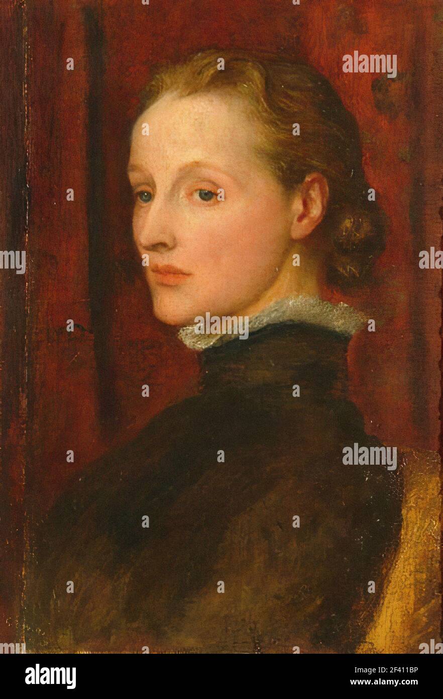 George Frederick Watts - Portrait Mary Fraser Tytler Afterwards Mary ...