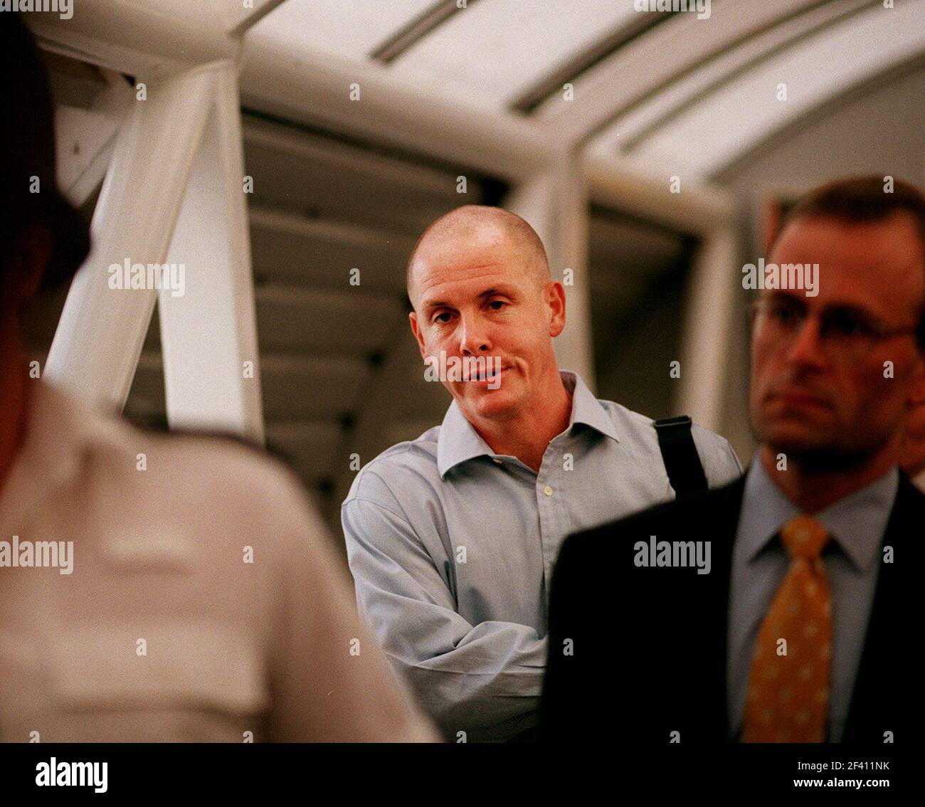 Nick Leeson arriving at Heathrow Airport July 1999after being deported ...