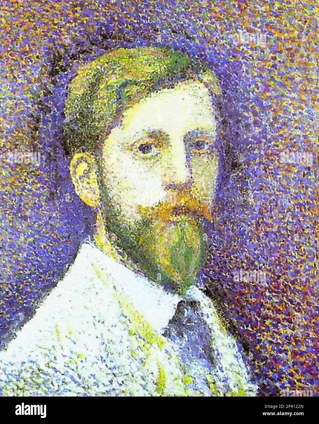 Georges Lemmen - Self Portrait 1890 Stock Photo - Alamy