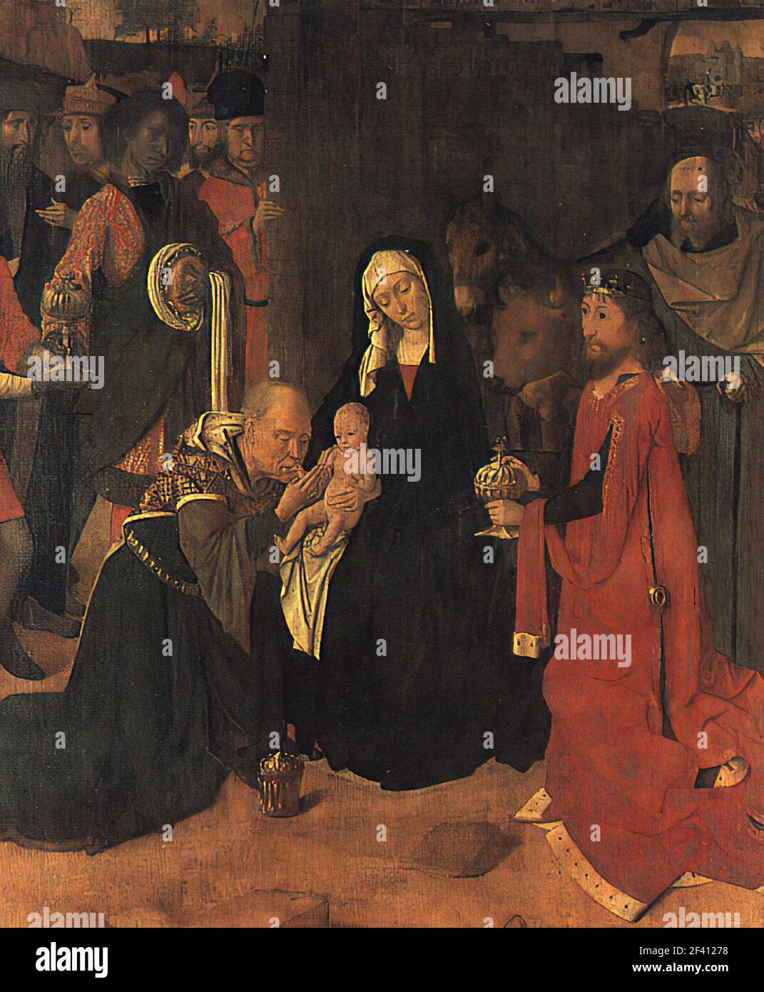 Gerard david adoration hi-res stock photography and images - Alamy